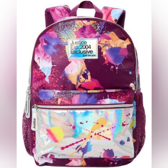 Justice | Accessories | Nwt Justice Brand Purple Girls Backpack For ...